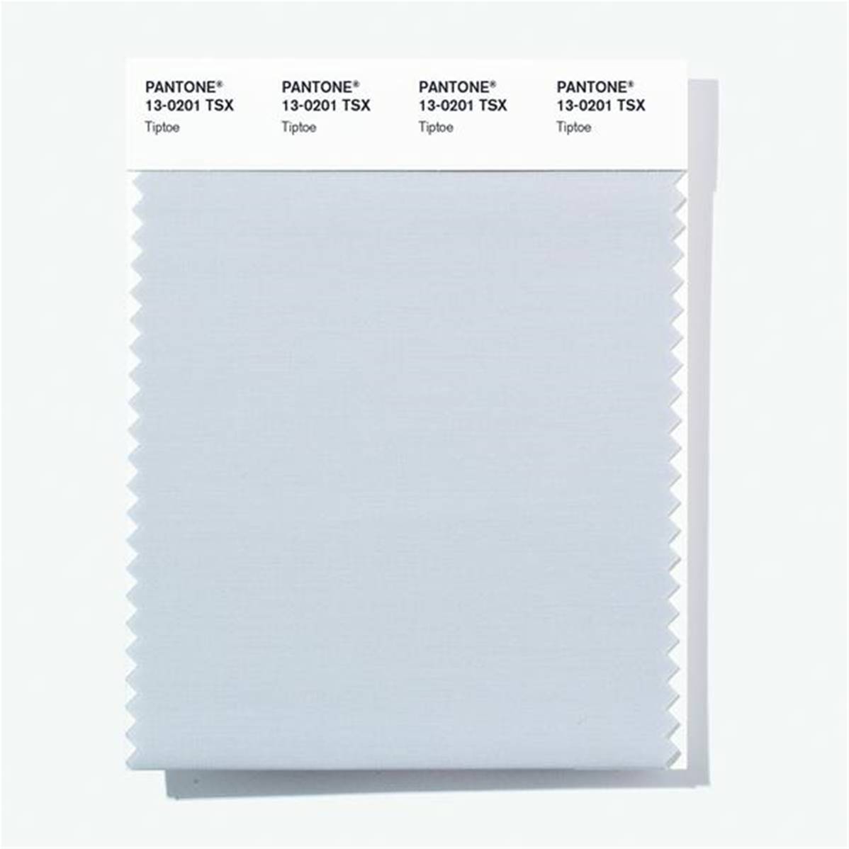 13-0201 TSX Tiptoe - Polyester Swatch Card 13-0201 TSX Tiptoe - Polyester Swatch Card