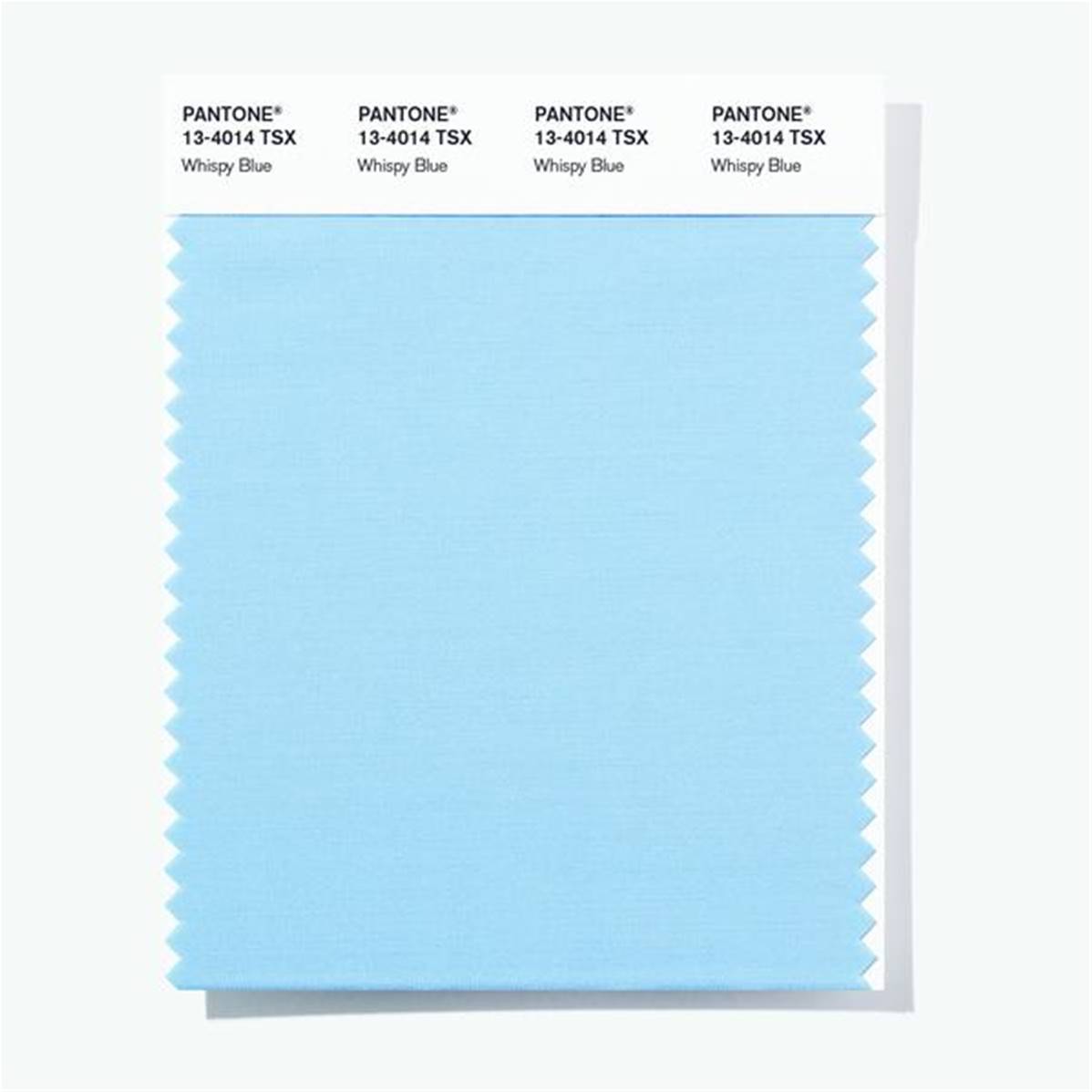 13-4014 TSX Whispy Blue - Polyester Swatch Card